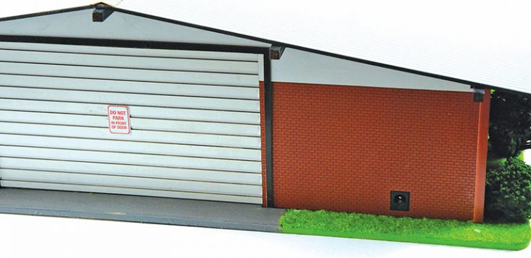 Where There's Smoke... Built-Up Fire Station from Menards in HO and O ...