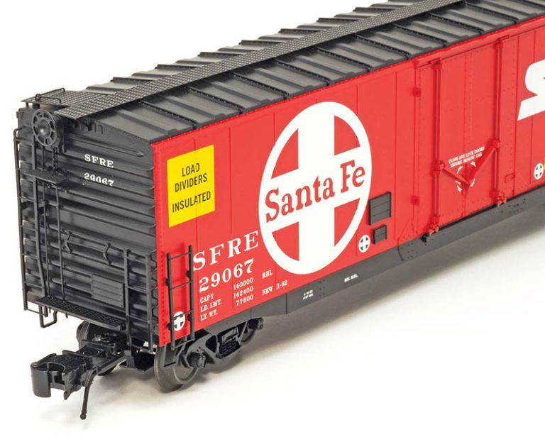 Santa Fe RR-75 50-foot Plug Door Boxcar from Atlas O - Model Railroad News