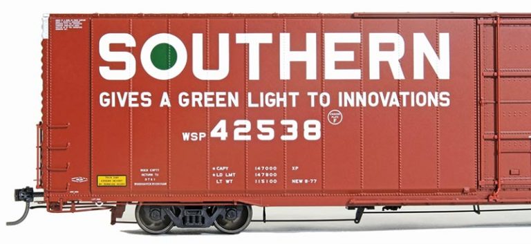 Biggest Ever: 89-Foot High-Cube Boxcar from Tangent Scale Models ...