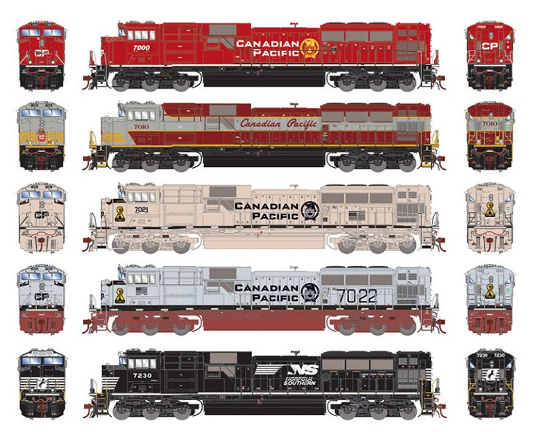 Canadian National and Norfolk Southern SD70ACU - Model Railroad News
