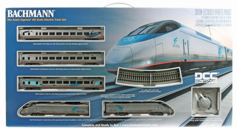 Bachmann's Amtrak Acela Express set in HO scale - Model Railroad News