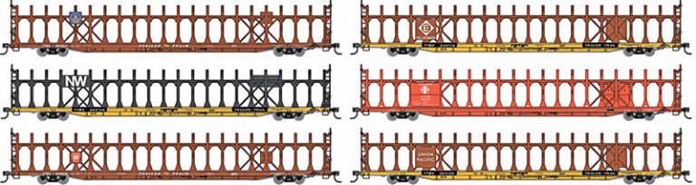 Walthers announces HO bi-level open auto rack for Mainline series ...